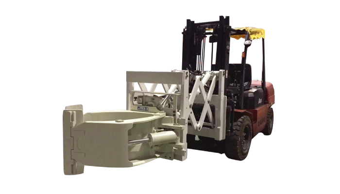 Forklift Tyre Handling Attachment Telescopic Tyre Clamps - Fujian ...